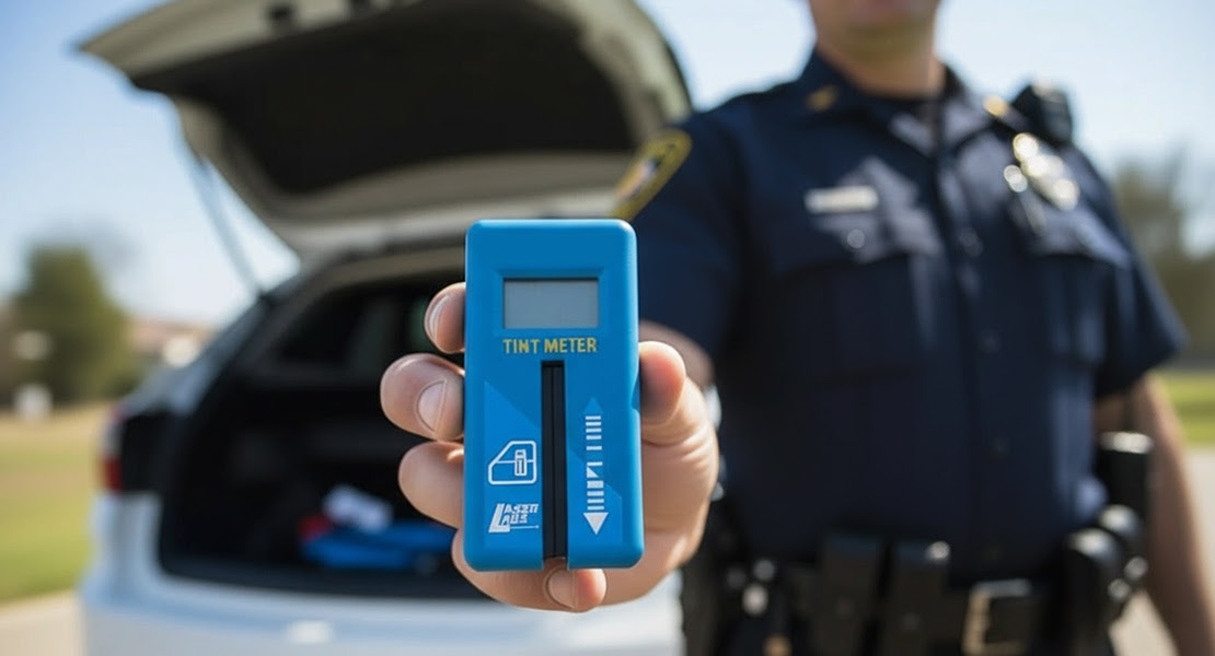 How to Read a Tint Meter During California Traffic Stops